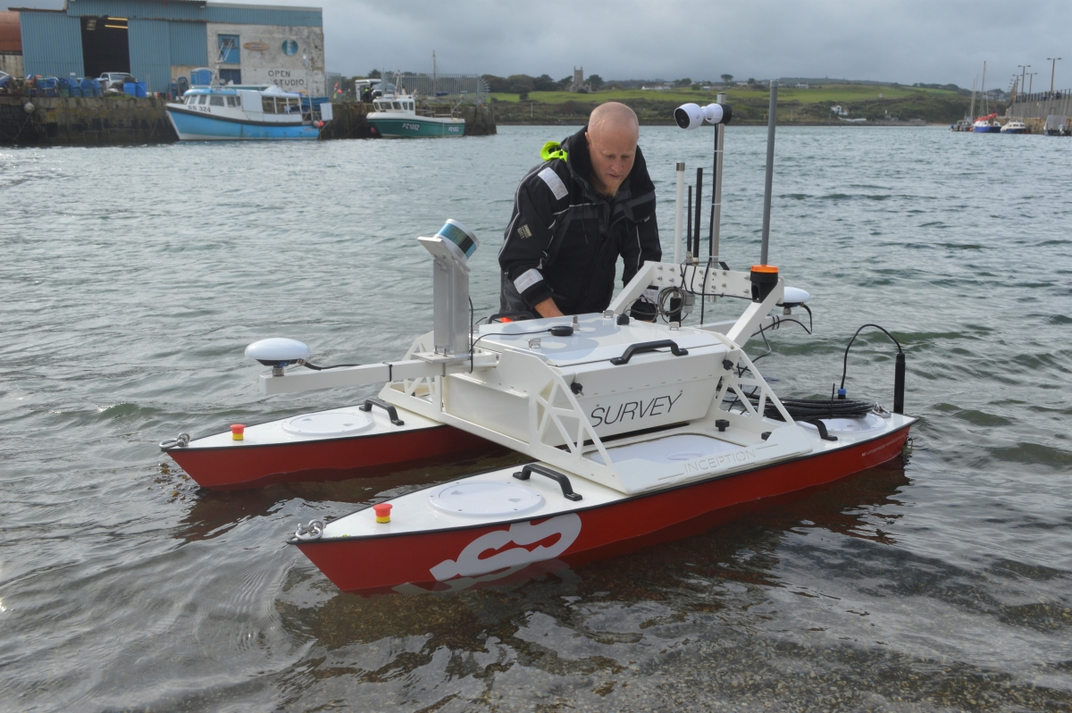 World's First MBES Training using USS Inception Class USV | Unmanned ...