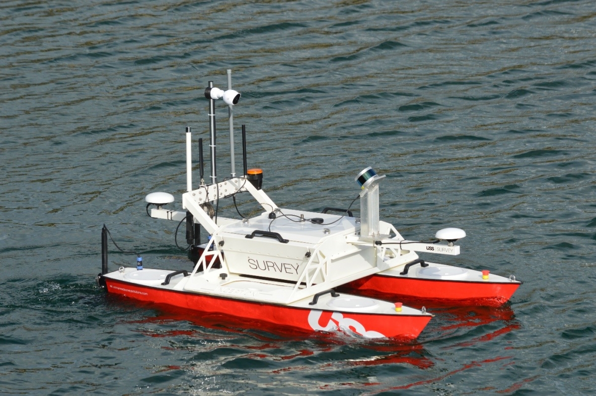World's First MBES Training using USS Inception Class USV | Unmanned ...